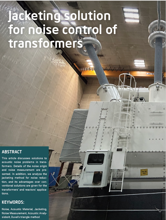 Our article titled “Jacketing Solution for Noise control of ...